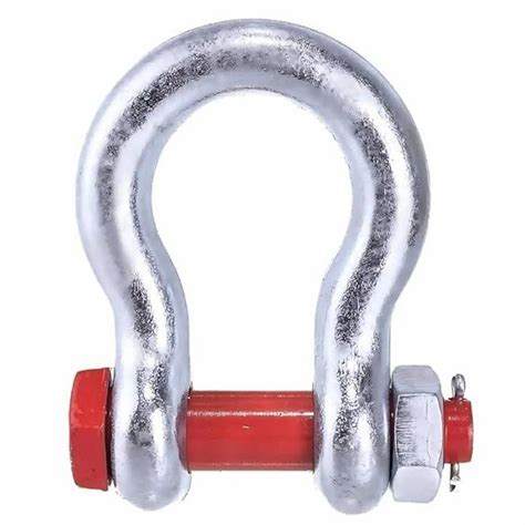 3 Ton Mild Steel Bolt Type Anchor Shackle Size 5 Inch At ₹ 250piece