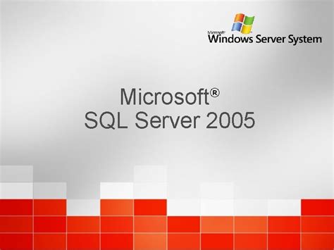 Microsoft Sql Server 2005 Introduccin Sql Server 2005