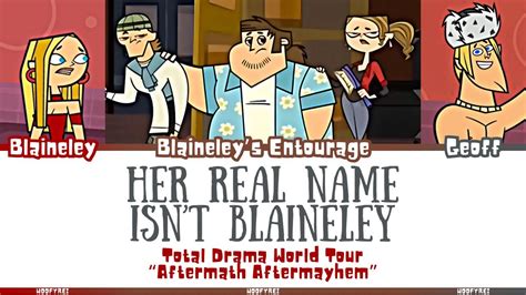 Total Drama World Tour ‘her Real Name Isnt Blaineley Lyrics Chords Chordify