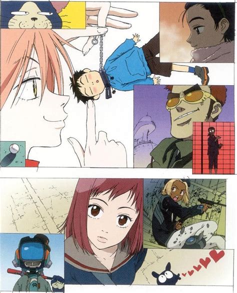 Haruko Haruhara Mamimi Samejima Naota Nandaba Amarao Eri Ninamori