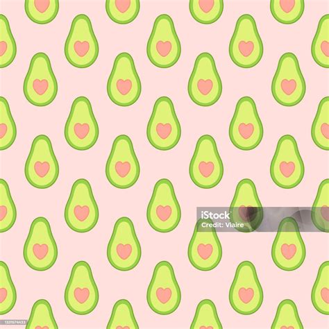 분홍색 배경에 심장의 형태로 뼈와 아보카도와 원활한 패턴 어린이 옷 침대 린넨 포장 포장지 등을위한 우수한 인쇄물 건강한 식생활에 대한 스톡 벡터 아트 및 기타 이미지