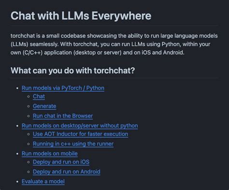 Launching Torchchat Pytorchs Llm Tool Dr Debashis Dutta Posted On
