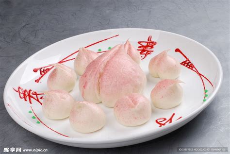 寿桃摄影图传统美食餐饮美食摄影图库昵图网