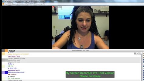 Stickam Capture фотографии в высоком качестве