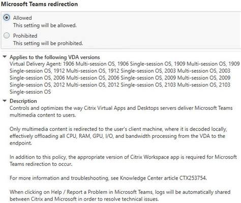 Microsoft Teams Optimization On Citrix