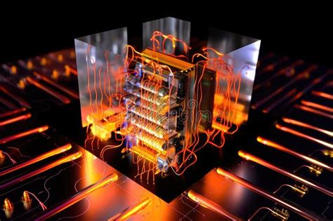 Computing And Quantum Technology Generative Ai Stock Image Image Of