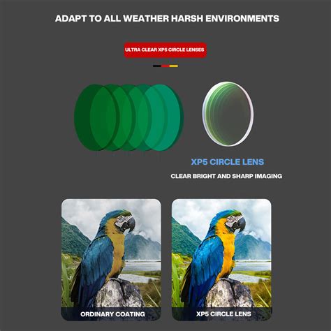 กล้องโทรทรรศน์สำหรับผู้ใหญ่ ความละเอียดสูง ระยะไกล 10 กิโลเมตร พลังงานสูงในแสงน้อย ไม่มีหลอด