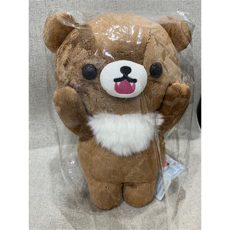 絕版 Rilakkuma 蜜茶熊 露齒m號 蝦皮購物