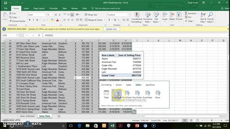 Chapter 5 Subtotals Pivottables Pivottable Basics Youtube