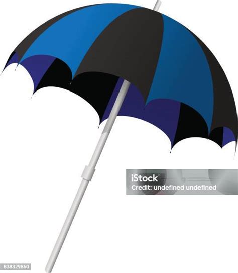 투명 한 바탕에 검은색과 파란색 우산의 벡터 일러스트 레이 션 그림자에 대한 스톡 벡터 아트 및 기타 이미지 그림자 날씨 러시아 Istock