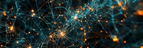 Luminous Neural Network Visualization With Glowing Nodes And Interconnected Patternsshowcasing