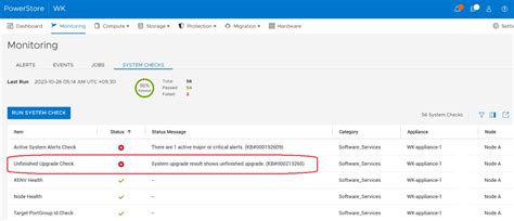 PowerStore System Health Check Has Detected Remnants Of Failed NDU Commits Dell Canada