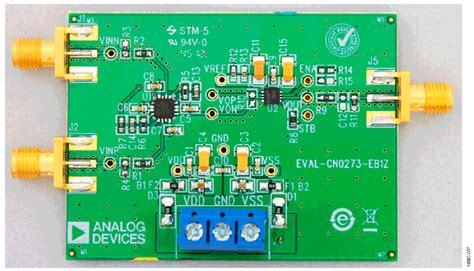 Cn0273 Circuit Note And Reference Circuit Info 具有低输入偏置电流和高交流共模抑制性能的高速fet输入仪表放大器 亚德诺半导体