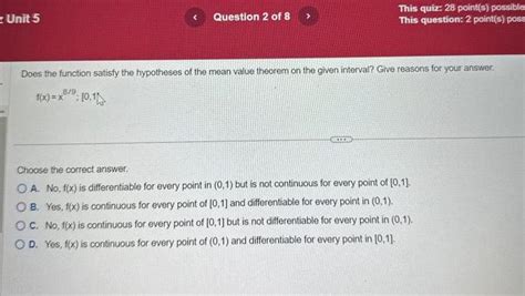 [answered] unit 5 question 2 of 8 this quiz 28 point s possible this
