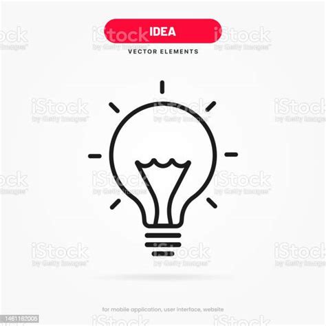 3d 조명 램프 전구 아이콘입니다 아이디어 기호 솔루션 사고 개념 기호입니다 조명 전기 표지판 전기 빛나는 아이콘입니다 Ui Ux 웹사이트 모바일 앱을 위한 그래픽 디자인을