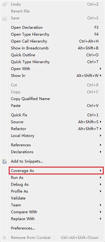 Eclipse中coverage功能的使用说明eclipse Coverage Csdn博客