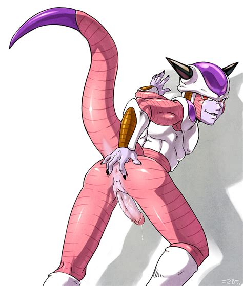 rule 34 alien anus dragon ball dragon ball z erect frieza grinning huge cock large penis