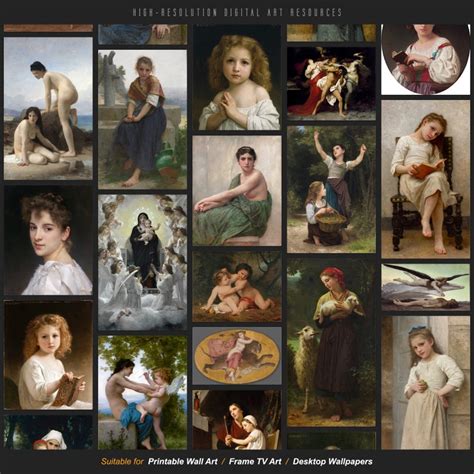 90 William Adolphe Bouguereau Famous Paintings Collection High