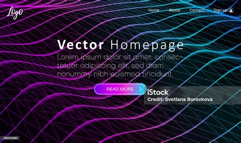 버튼과 다채로운 추상적 인 디지털 네트워크 패턴 웹 홈페이지 템플릿입니다 0명에 대한 스톡 벡터 아트 및 기타 이미지 0명 개념 개념과 주제 Istock