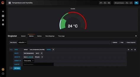 Monitoring Temperature And Humidity Using Influxdb And Grafana On