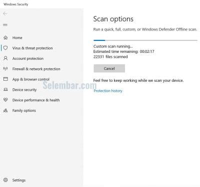 2 Cara Scan Menggunakan Windows Defender Di Windows 10