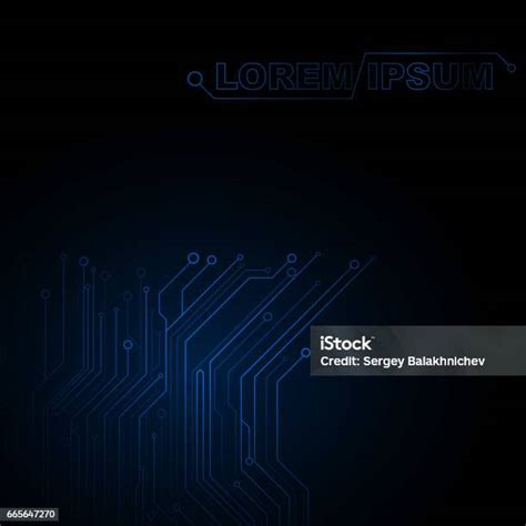 회로의 배경입니다 검은 바탕에 디자인에 새로운 기술입니다 빛나는 블루 패턴 다른 단조로운 색상입니다 라인 원 연락처 컴퓨터 시스템에 연결 Cpu에 대한 스톡 벡터 아트 및
