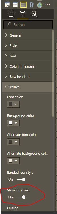 Matrix Visual Format Row Header When Values Are A Microsoft Fabric Community
