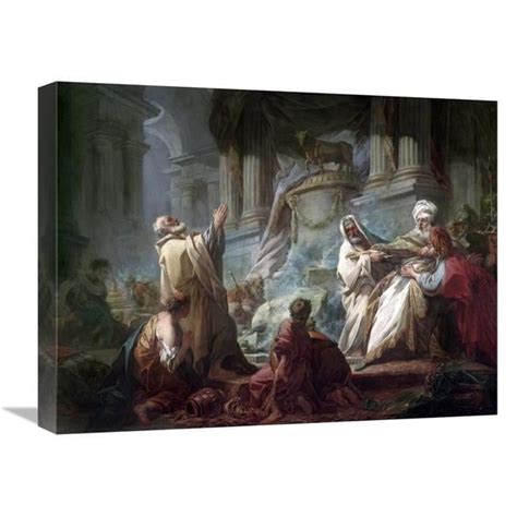 Global Gallery Jeroboam Sacrificing To The Idols Art Print Jean