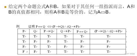 离散数学——（2）真值表，等价关系，等价置换定理，重言式与蕴含式，重言式与蕴含式，其他联结词，或非，其他联结词真值表 离散数学真值表 csdn博客