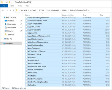 Administration Templates
