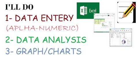 Do Ms Excel Data Entry Analysis Graphs And Tables By Mian Farhan Fiverr
