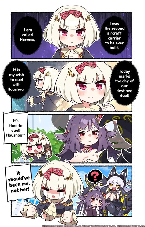 Observer Alpha Houshou And Hermes Azur Lane And 1 More Drawn By