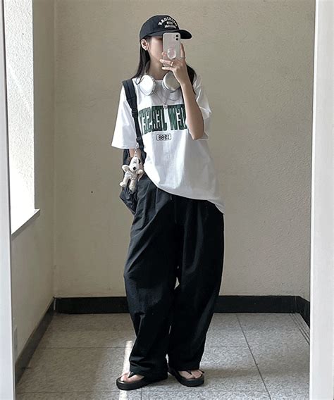 🔥11할인남여공용🔥 자카 여름 박스티 오버루즈핏 배색 반팔 커플 레터링 기본 반팔 면 티셔츠 빅사이즈 빈티지 스트릿 힙 Y2k 집앞룩 산책룩 데일리룩 반소매 티 에이블리