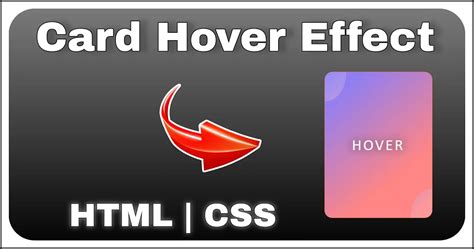 Card Component Hover Effect Using Html And Css