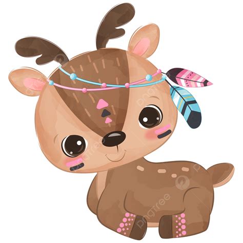 부족 시리즈 귀여운 아기 순록 순록 클립 아트 순록 그림 아기 순록 Png 일러스트 및 벡터 에 대한 무료 다운로드 Pngtree