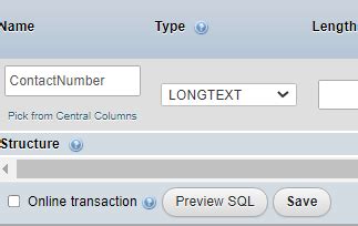 Html Inserting Integers Into SQL Using PHP Phpmyadmin Stack Overflow
