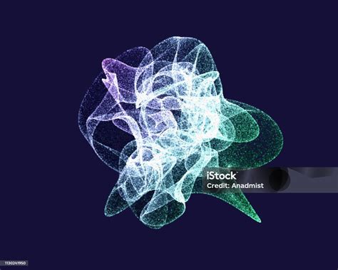 컬러 입자 액체 흐름 잡음 현대 유체 디자인입니다 벡터 일러스트입니다 0명에 대한 스톡 벡터 아트 및 기타 이미지 0명 3차원 형태 개념 Istock