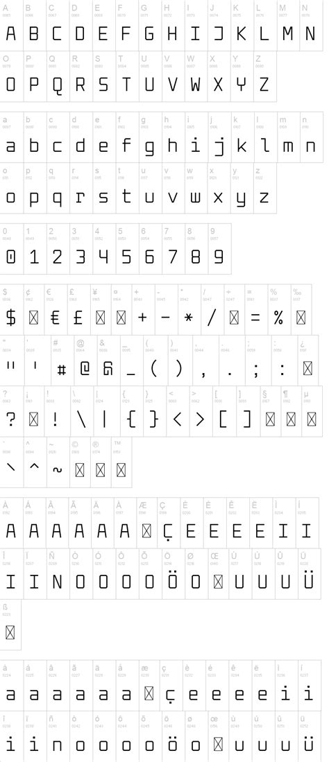 Solid Mono Font Dafont Com