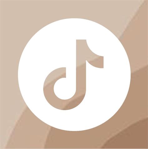 Light Nude Tiktok Icon App Background Vimeo Logo Lettering