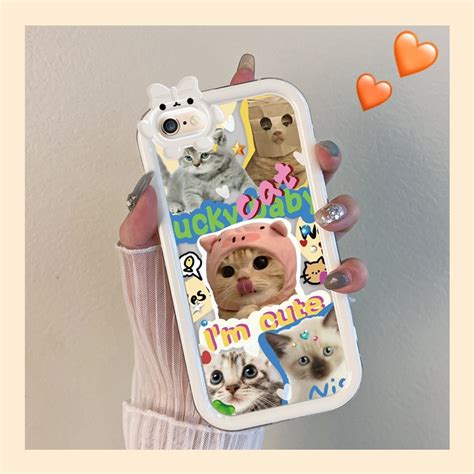 Jual Casing Ponsel Untuk IPhone Plus S Plus Plus Plus Case Kesing Pelindung Pola Kucing