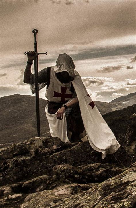 Praying Templar Knight