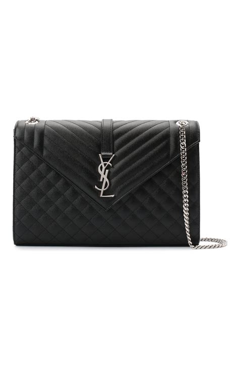 Женская черная сумка classic SAINT LAURENT купить в интернет-магазине ...