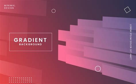 Premium Vector Soft Geometric Gradient Background With Text