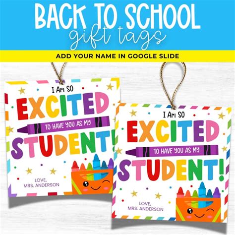 Open House T Tags Meet The Teacher Back To School Excited To Have You
