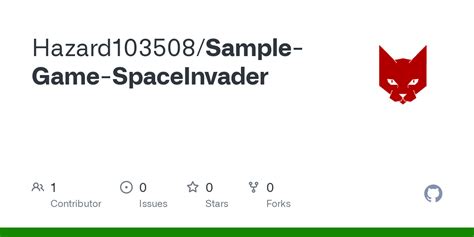 GitHub Hazard Sample Game SpaceInvader