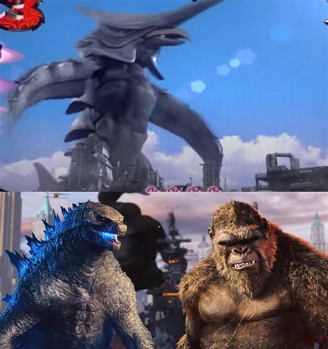 Godzilla And Kong Vs Zigra Cr By Mnstrfrc On Deviantart