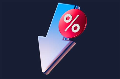 백분율 기호 소득 상승 디자인이 있는 3d 위쪽 화살표 소득 인플레이션율 혜택 투자 사업 성공 금리 상승 경제 위기 개념 3d 렌더링 벡터 일러스트 레이 션 3차원 형태에