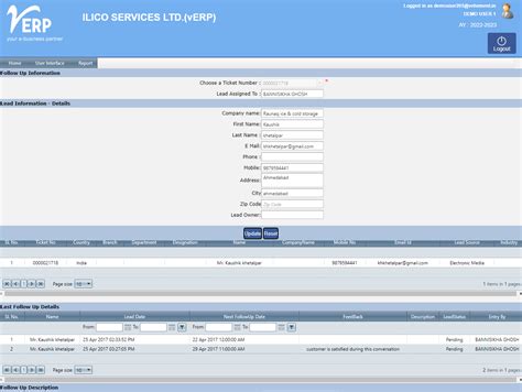 Customer Relationship Management Module In Erp Software India Crm Software