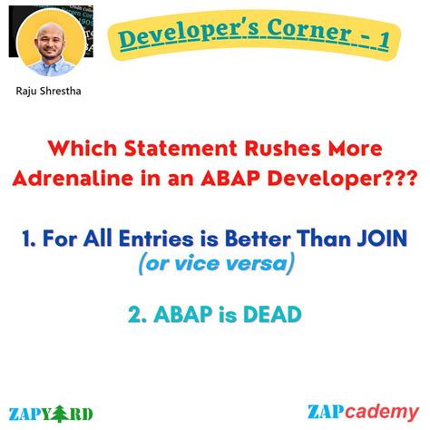 Raju Shrestha On Linkedin Developers Abapisdead Join 25 Comments