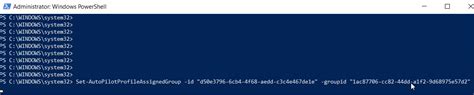 manage autopilot with powershell more features syst and deploy